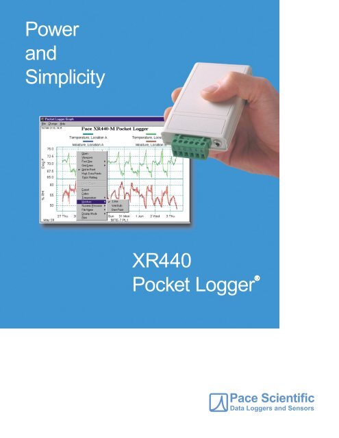 XR440 Pocket Logger - Pace Scientific