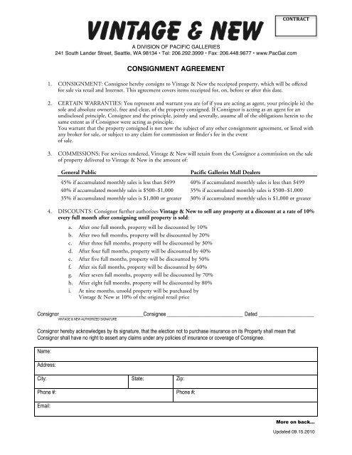 Consignment Form Template Vehicle Consignment Agreement Template: Fill