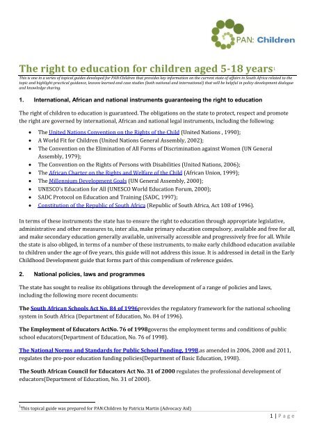 Children's Rights to Education - Topical Guide 29082012.pdf