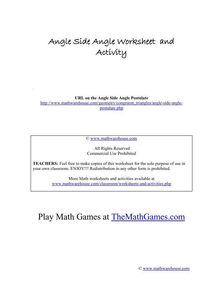 Add and Subtract Integers Worksheet - Math Warehouse