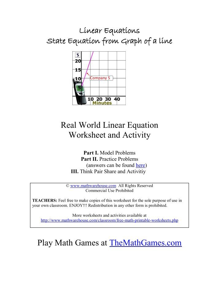 Add and Subtract Integers Worksheet - Math Warehouse