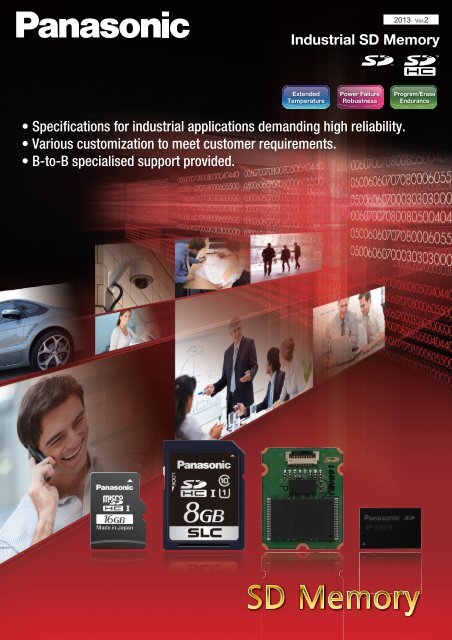 Industrial SD Memory • Specifications for industrial ... - Panasonic
