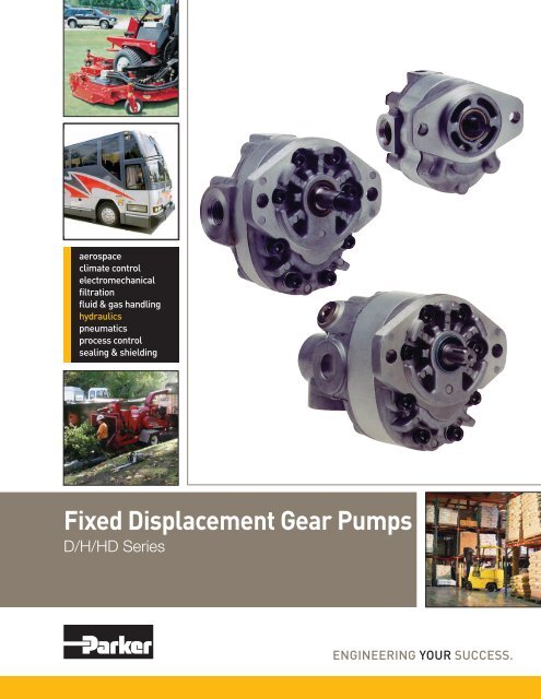 Fixed Displacement Gear Pumps - Parker