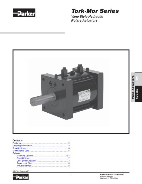 Parker Actuator Catalog - Catalog Library
