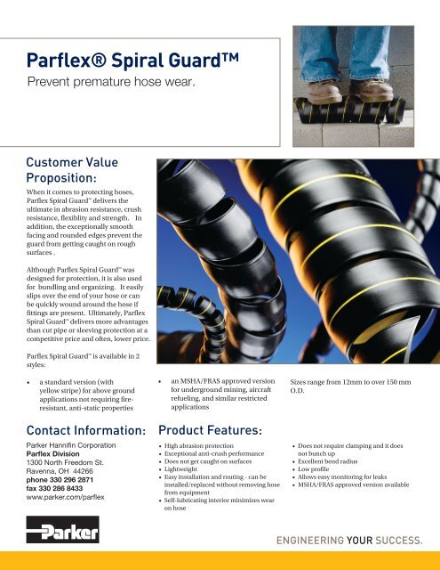 Parflex Spiral Guard - Parker