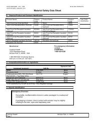 MATERIAL SAFETY DATA SHEET - Cardinal Health DFU/MSDS