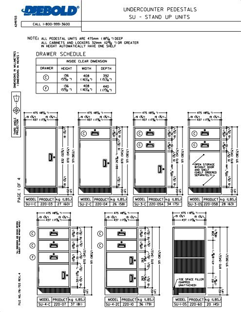 STAND UP UNITS - Diebold