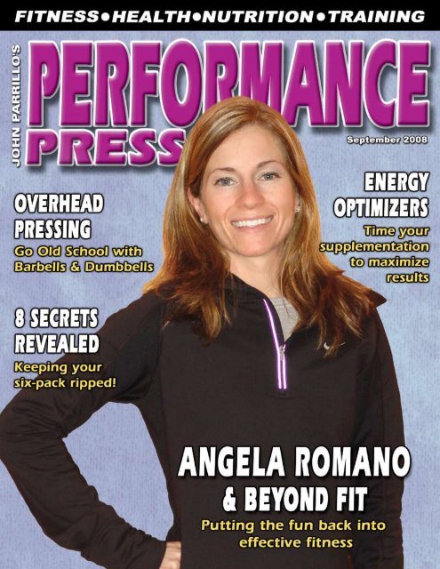 Performance Press / September 2008 - Parrillo Performance