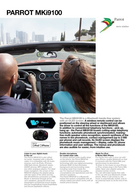 PARROT MKi9100