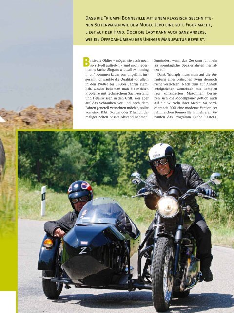Test: Mobec-Triumph Bonne