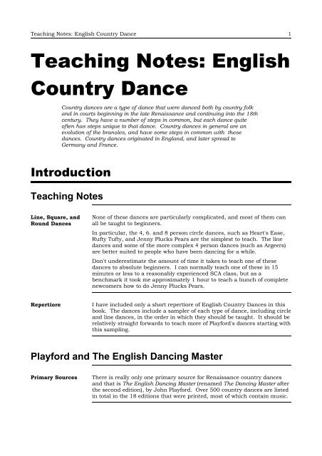 Types Of Line Dances