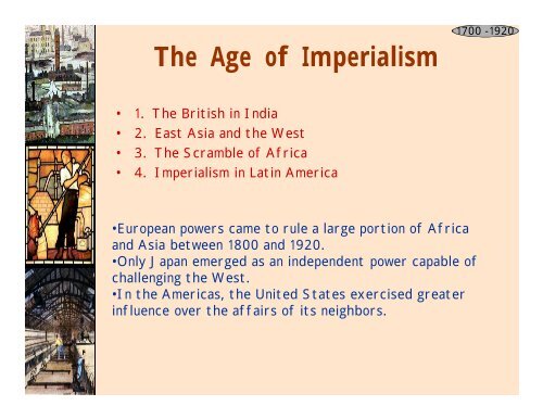 Imperialism In Africa 1800
