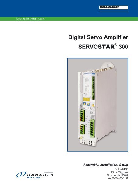 Digital Servo Amplifier SERVOSTAR 300