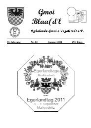 Gmoi Blaa(d'l - Egerländer Gmoi Ingolstadt