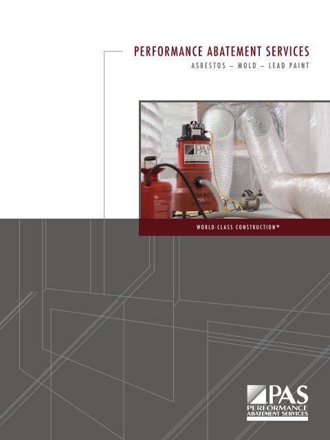 performance abatement services - Performance Contracting Inc.