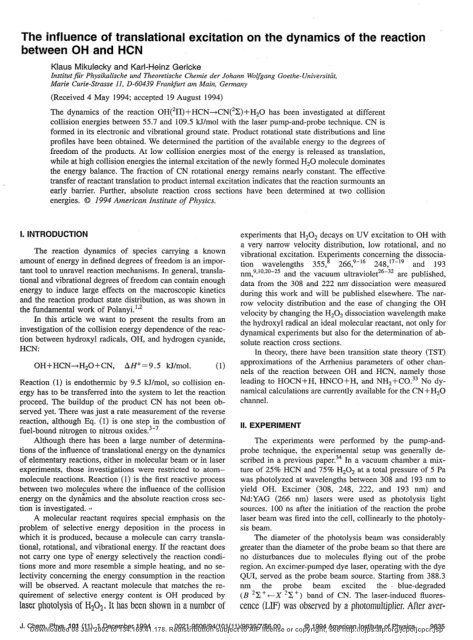J. Chem. Phys., 101 (1994)