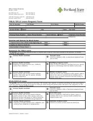 OFLA/FMLA MESD Leave Request Form #103b