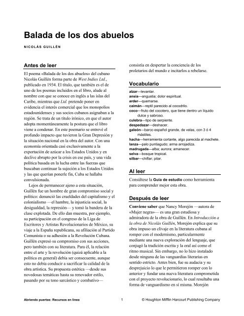 Balada de los dos abuelos