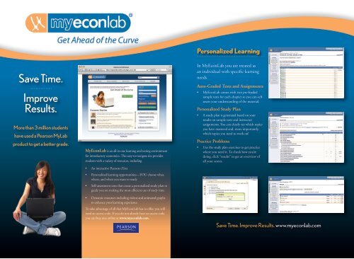 Download MyEconLab Features in PDF format