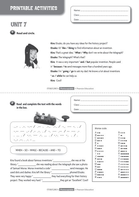 UNIT 7 - Pearson ELT