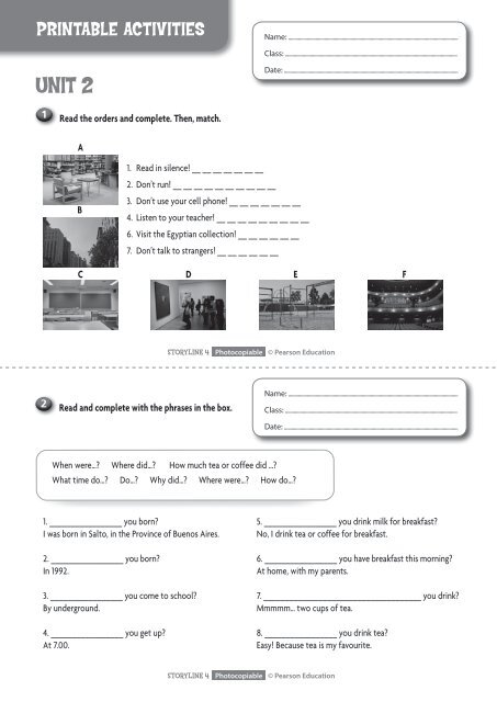 UNIT 2 - Pearson ELT