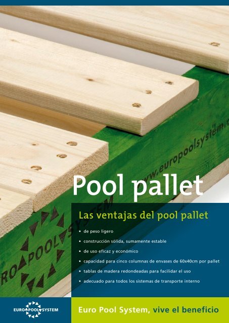 Las ventajas del pool pallet - Euro Pool System
