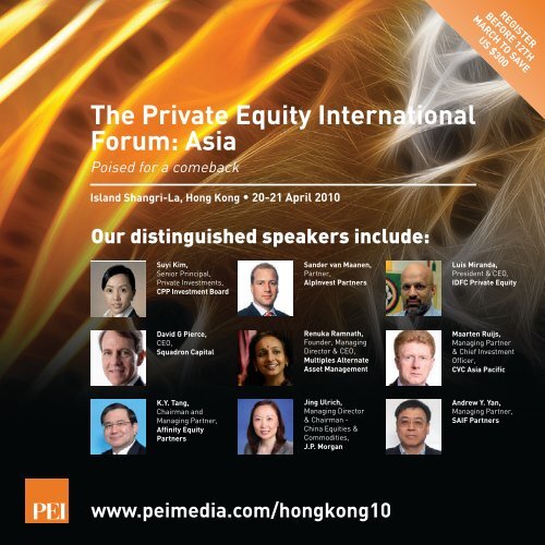 The Private Equity International Forum: Asia - PEI Media