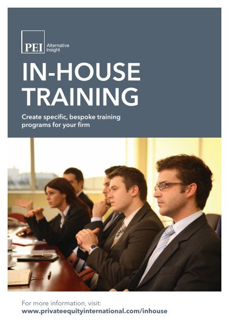 IN-HOUSE TRAINING - PEI Media