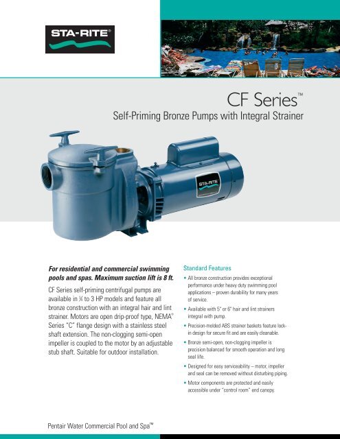 CF Series™ - Pentair