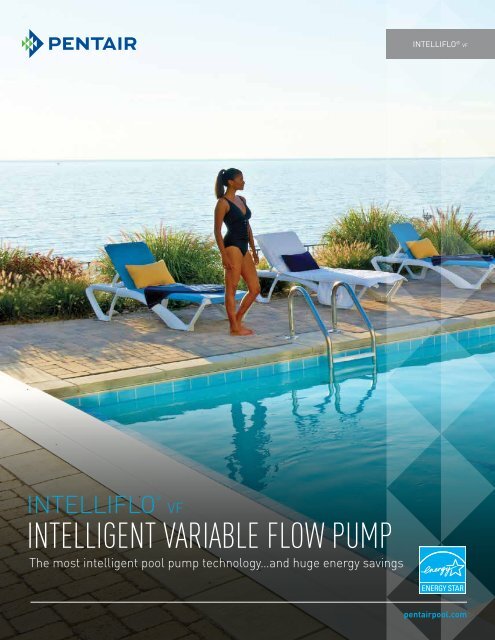 IntelliFlo VF Intelligent Variable Flow Pump - Pentair