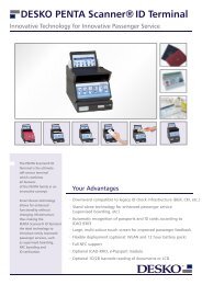 DESKO PENTA Scanner® Cube / Cube²
