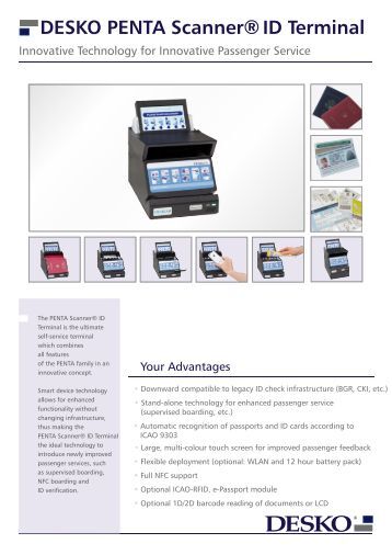 DESKO PENTA Scanner BGR