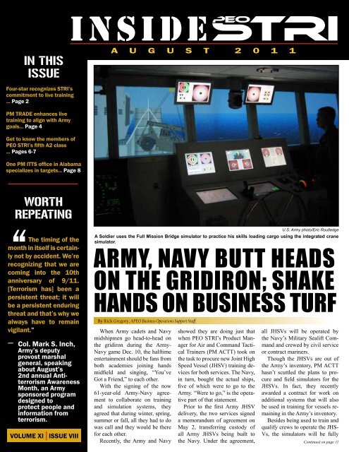 InsIde - PEO STRI - U.S. Army