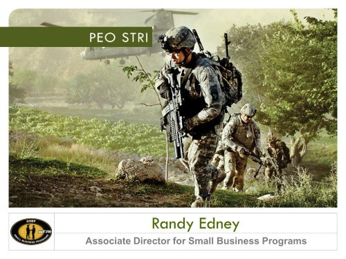 Mr. Randy Edney - PEO STRI