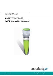 UV Sterilizing PCR Workstation - PEQLAB Biotechnologie GmbH