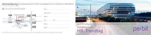 HR-Trendtag - perbit Software GmbH