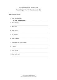 Present Simple 'Wh' Questions with - Perfect English Grammar
