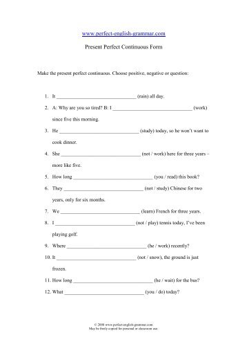 Present Perfect Continuous Magazines present-perfect-continuous-magazines