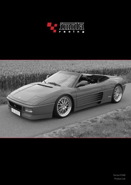 Ferrari F348 Product List - Dimex Group