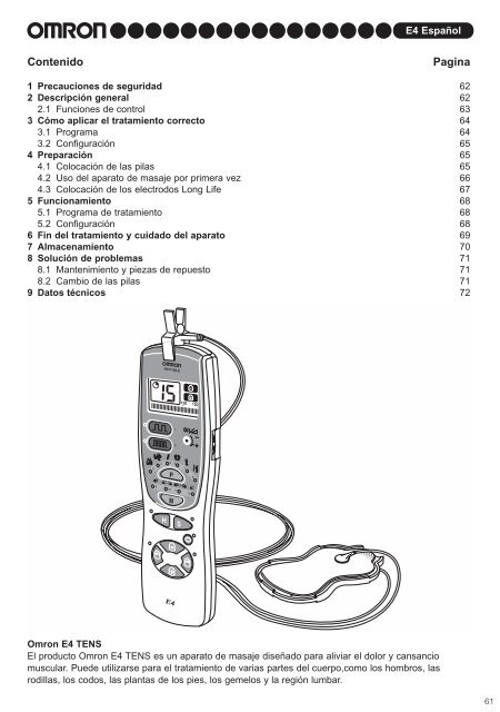 Manual de instrucciones