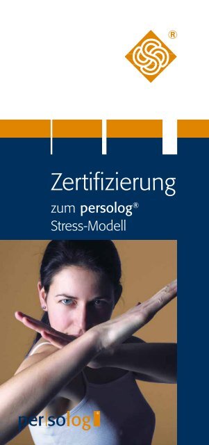 Flyer zur Zertifizierung - Persolog GmbH