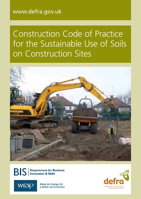 Sustainable Use of Soils on Construction Sites