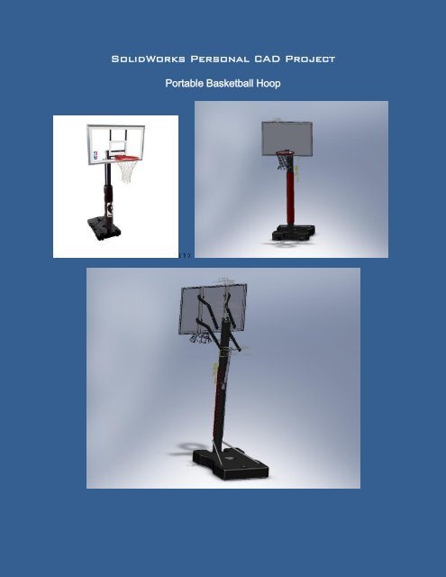 SolidWorks Personal CAD Project - Basketball ... - Personal.psu.edu