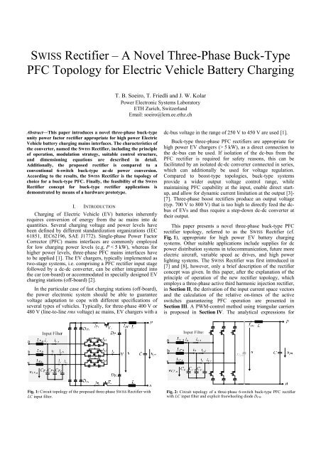 SWISS Rectifier - Power Electronics Systems Laboratory