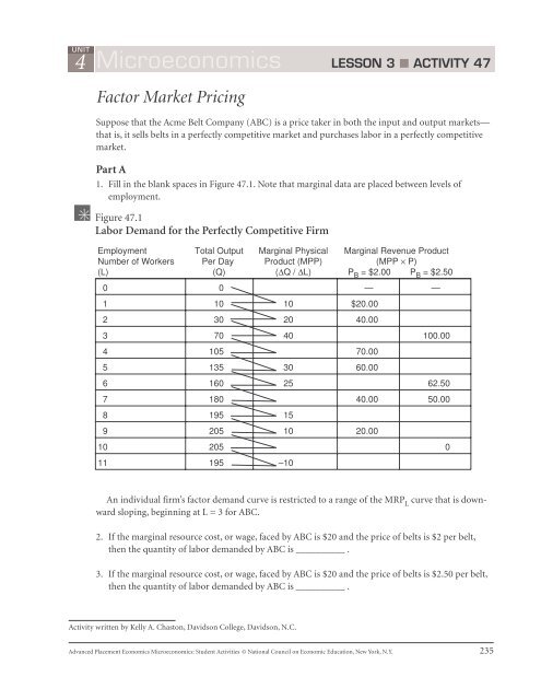 AP Micro Workbook #47