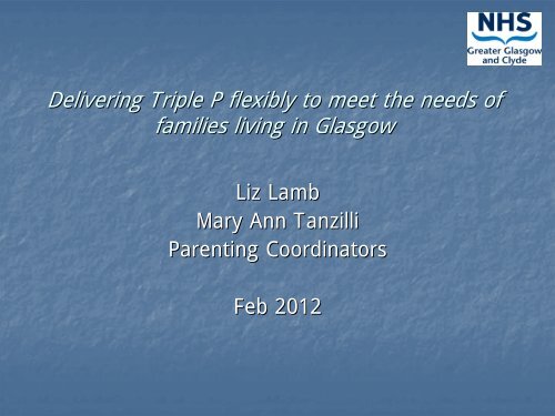 Mary Ann Tanzilli - Parenting and Family Support Centre