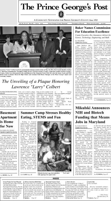New PG Post 08.18.05 Vol.73#33 - Prince George's Post