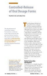 Oral Dosage Forms That Should Not Be Crushed