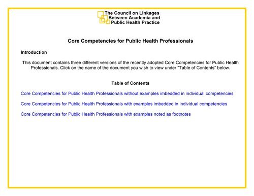 Core Competencies For Public Health Professionals core-competencies-for-public-health-professionals