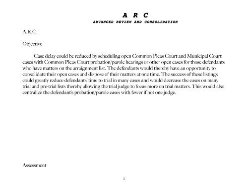 Advanced Review and Consolidation - Philadelphia Bar Association